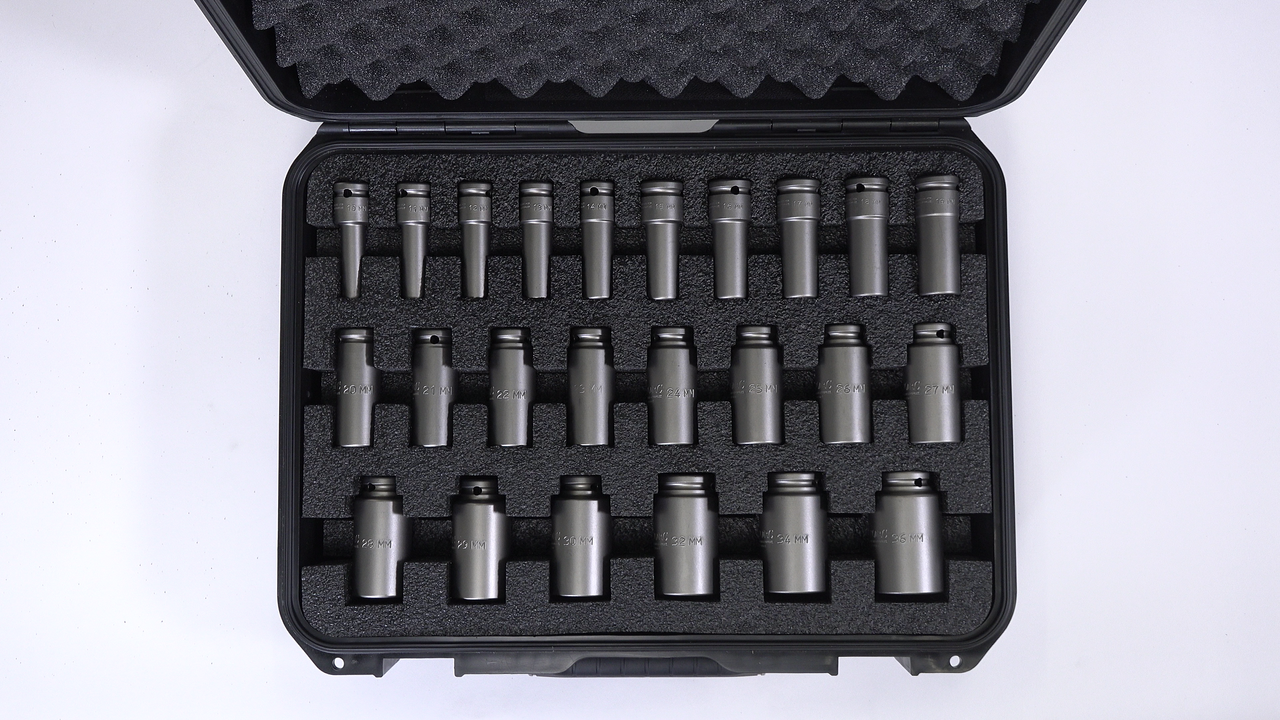 24 Piece Deep Well Socket Set - Metric 1/2" Drive – HYTORC